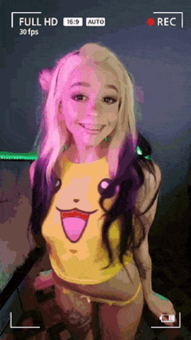 Ahegao Girl In Pikachu Shirt Alice Bong 1275044 ›