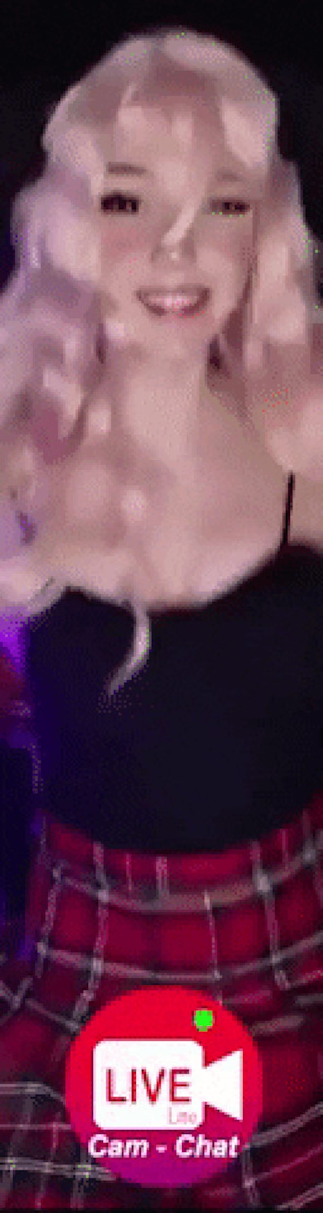 Who Is This Girl With Pink Hair Black Shirt And Checkered Skirt Any 4414